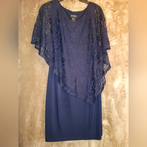 Enfocus Studio | Dresses | Eucenfocus Women Navy Blue Dress Size 4w ...